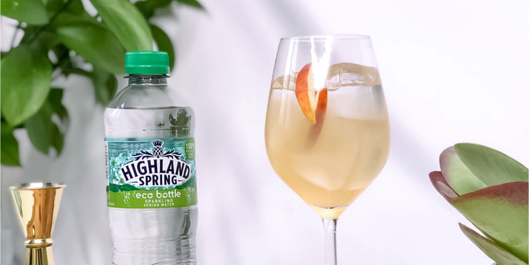 Spring water from a natural source - Highland Spring Water