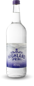 Glass Bottled Water - Highland Spring